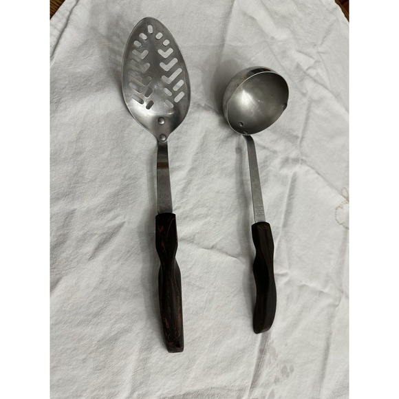 Cutco | Dining | Vintage Cutco Slotted Spoon Ladle Set Stainless Steel ...